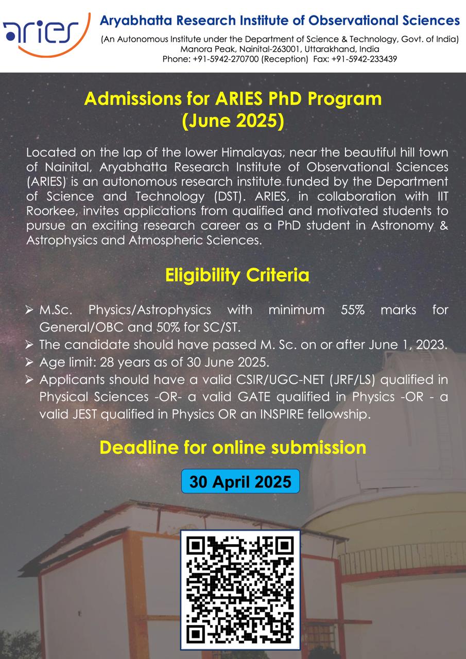 ARIES | Aryabhatta Research Institute of Observational Sciences